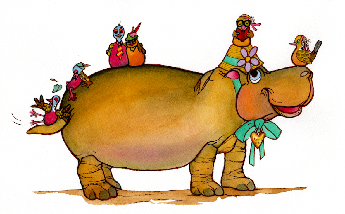 Bird and Hippo Book - Rebecca Pierce Murray